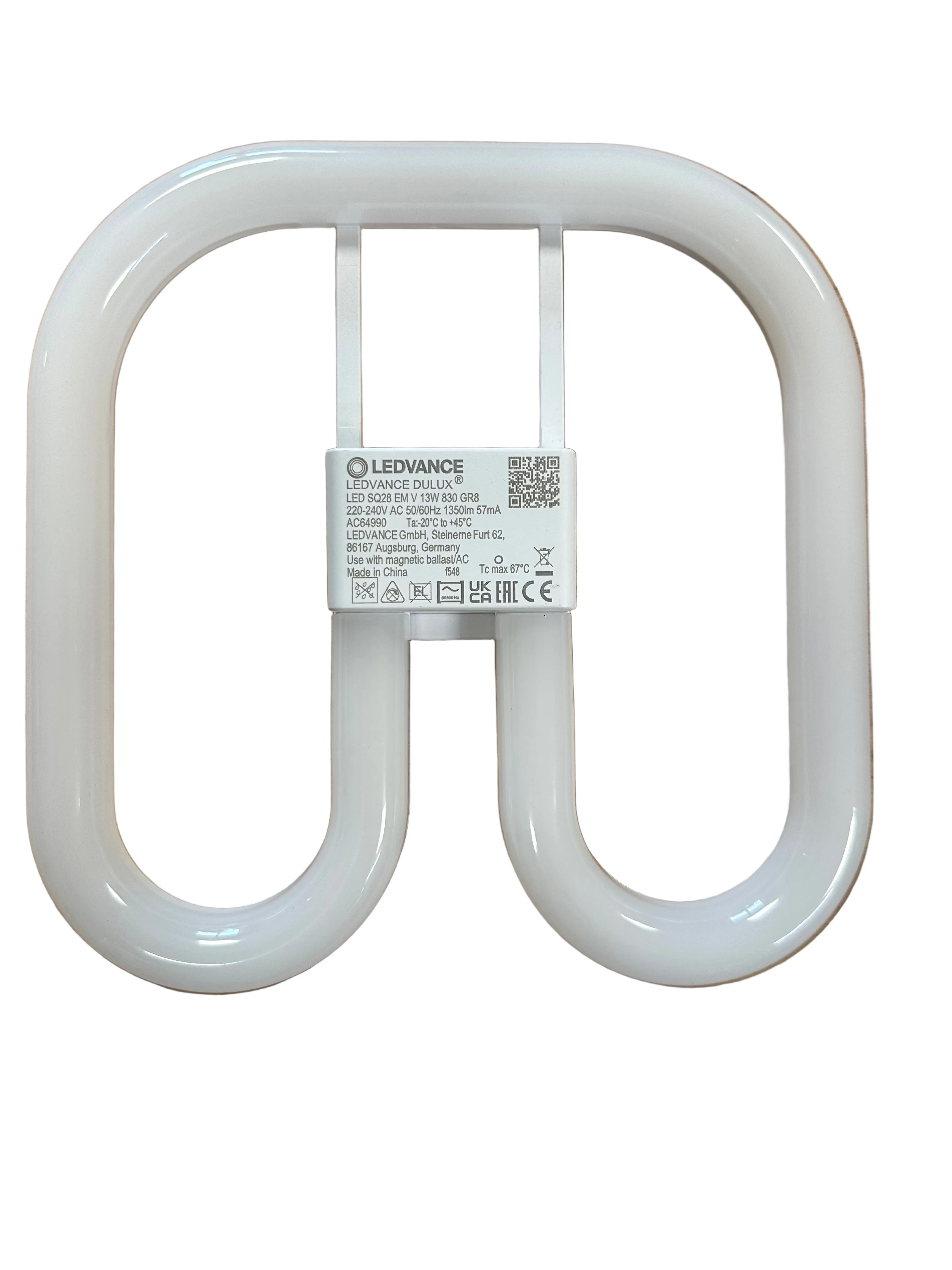 Ledvance 13W=28W 2PIN 2D DULUX LED SQ28 EM & AC Mains V GR8 28W 2D Rep ...
